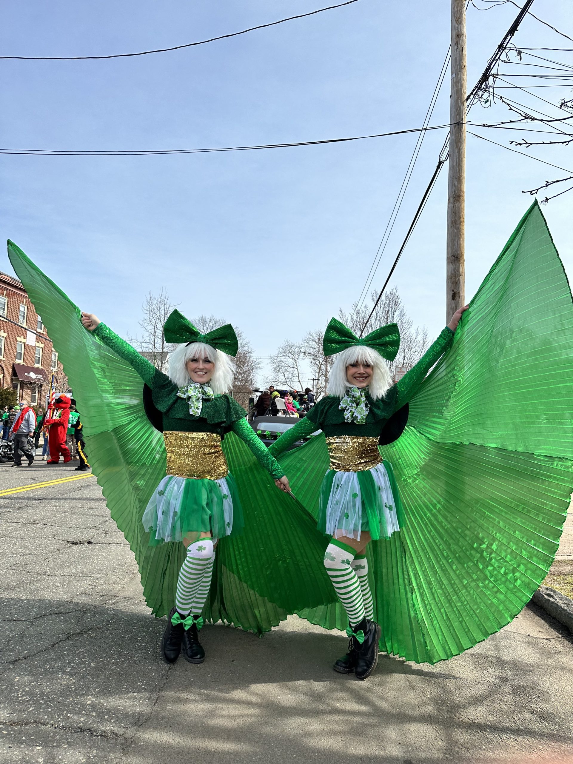 Parade Entertainment for Hire | Stilt Walkers | Wing Dancers