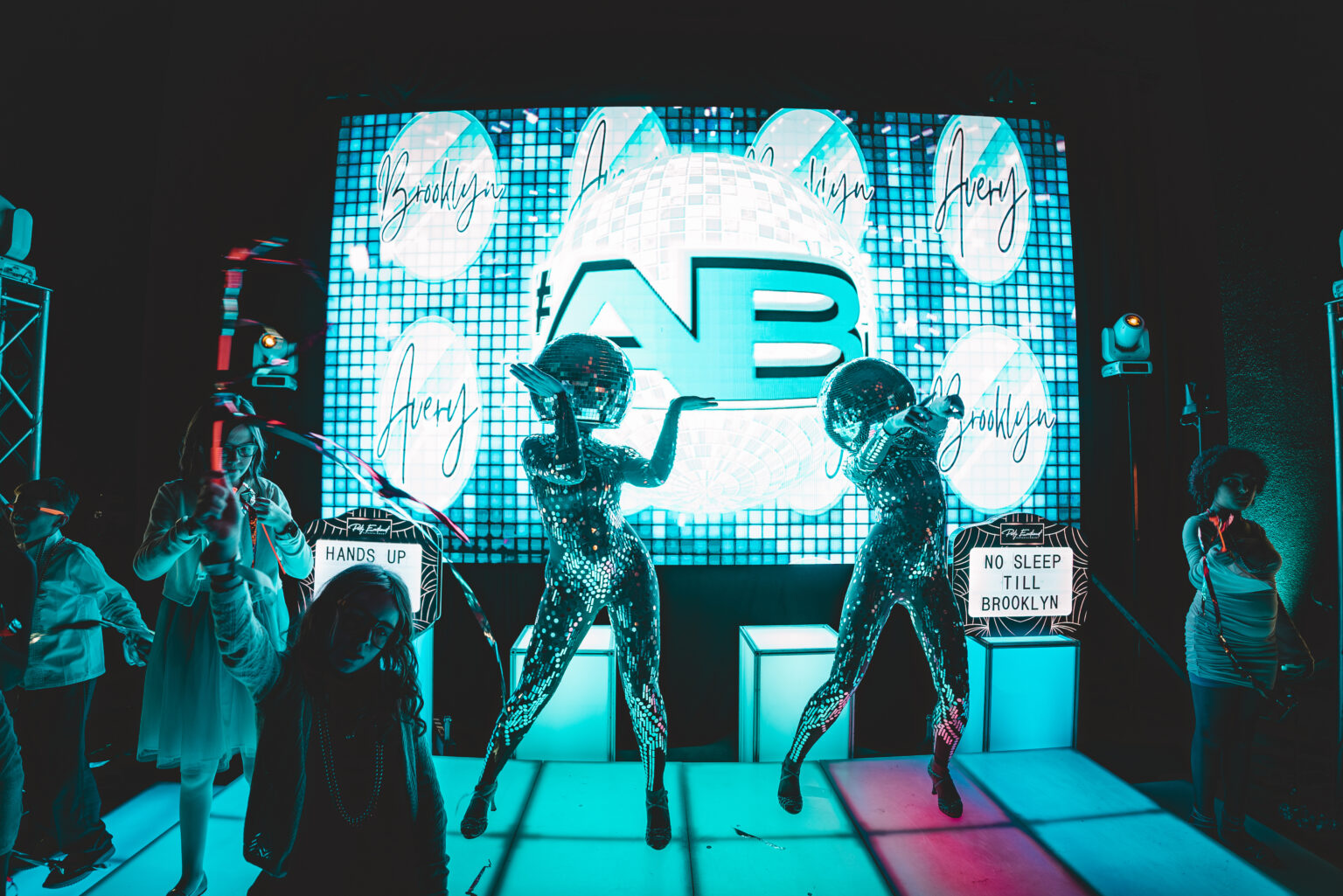 Disco Ball Dancers for Hire | Luxury Event Entertainment Boston