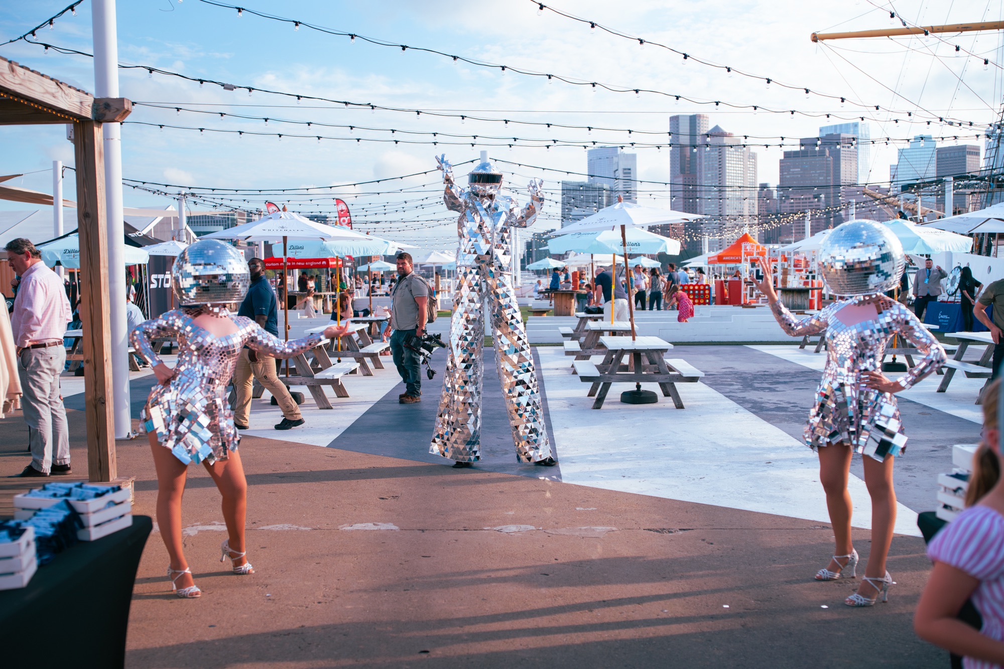 Disco Ball Dancers for Hire | Luxury Event Entertainment Boston